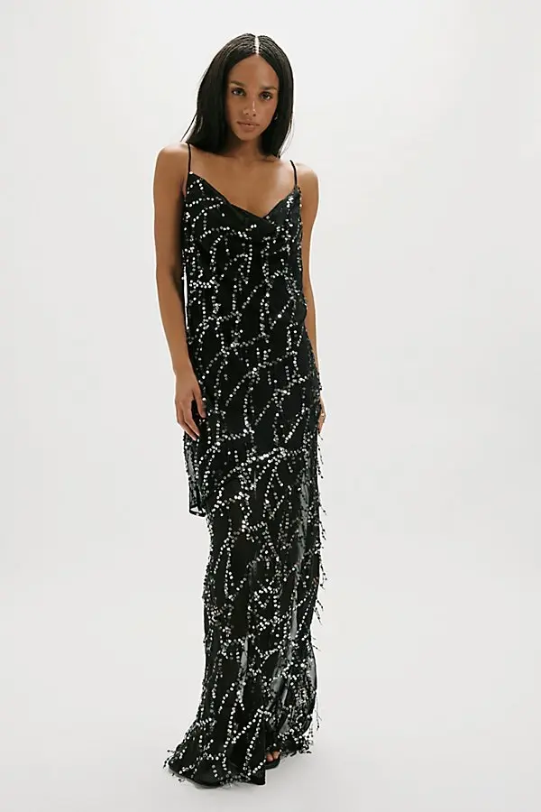 THIRD FORM Refract Bias Maxi Dress