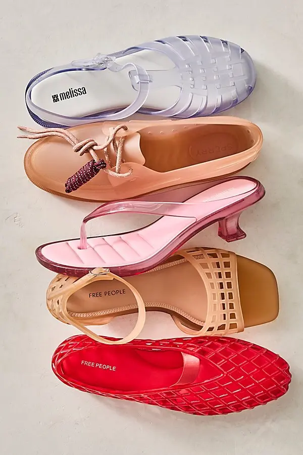 FP VEGAN COLLECTION Nola Jelly Mary Janes - Cherry