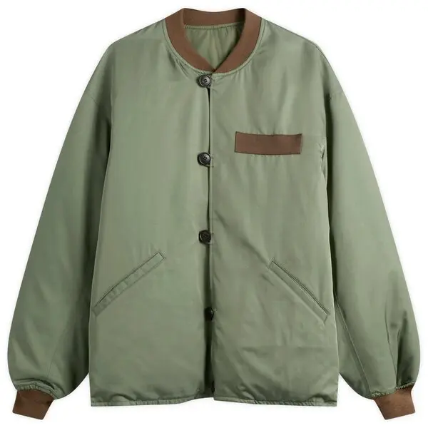 Visvim Corps Down Bomber Jacket - Olive