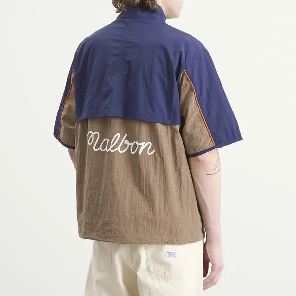 MALBON Torrey Pines Windshirt - Baritone Blue/sea Turtle