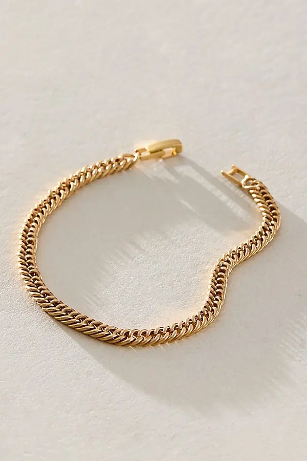 Free People Dallas Metal Bracelet - Curb Chain