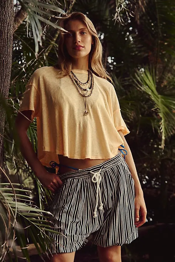 Free People Harloe Pull-on Harem Shorts