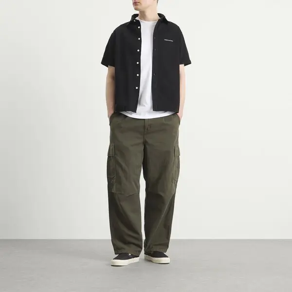 THISISNEVERTHAT Washed Denim Short Sleeve Shirt