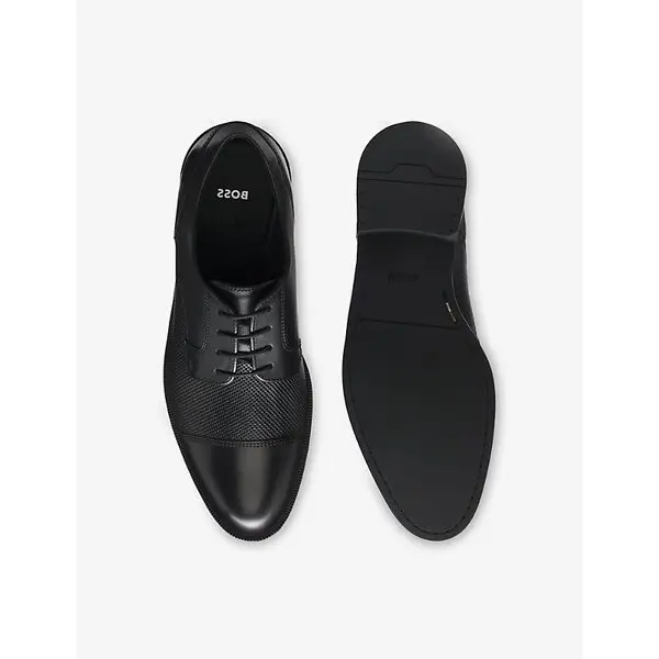 BOSS Leather Lace-up Derby Shoes