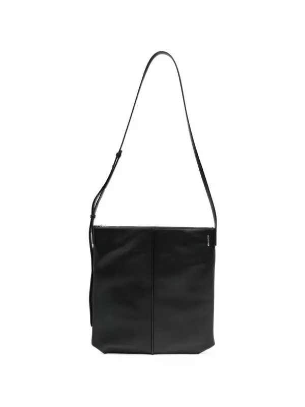 JIL SANDER Linea Zip Leather Crossbody Bag