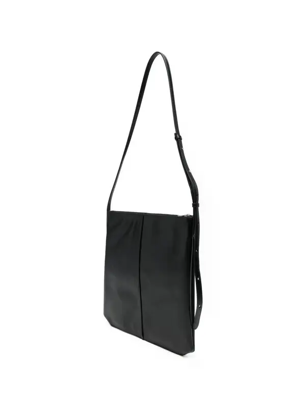 JIL SANDER Linea Zip Leather Crossbody Bag