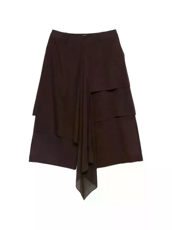 QASIMI Tiered Draped Skirt