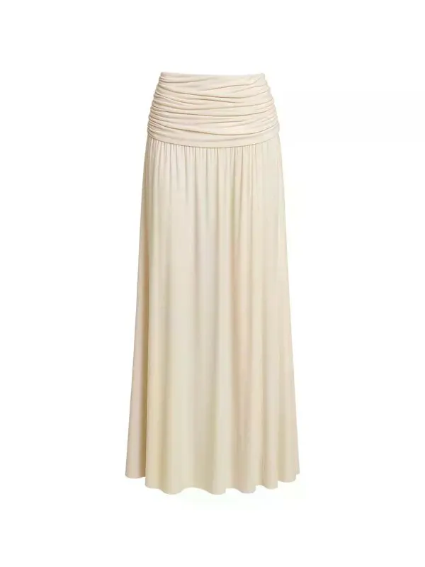 PINK FILOSOFY Gathered Linda Maxi Skirt