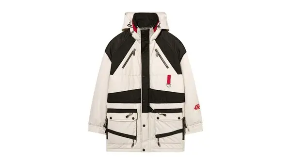 Off-White Sporty Block Parka - Off White/black