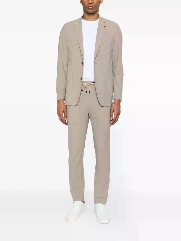 DISTRETTO 12 Active Single-breasted Patch-pocket Jacket