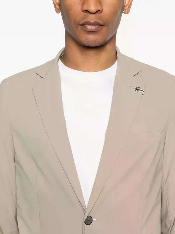 DISTRETTO 12 Active Single-breasted Patch-pocket Jacket