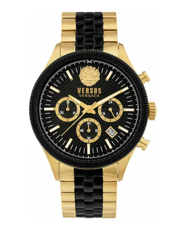 Versace Colonne Chronograph Watch - Stainless Steel
