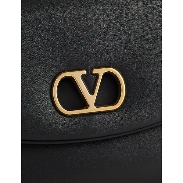 Valentino Garavani Medium Leather Shoulder Bag - Nero