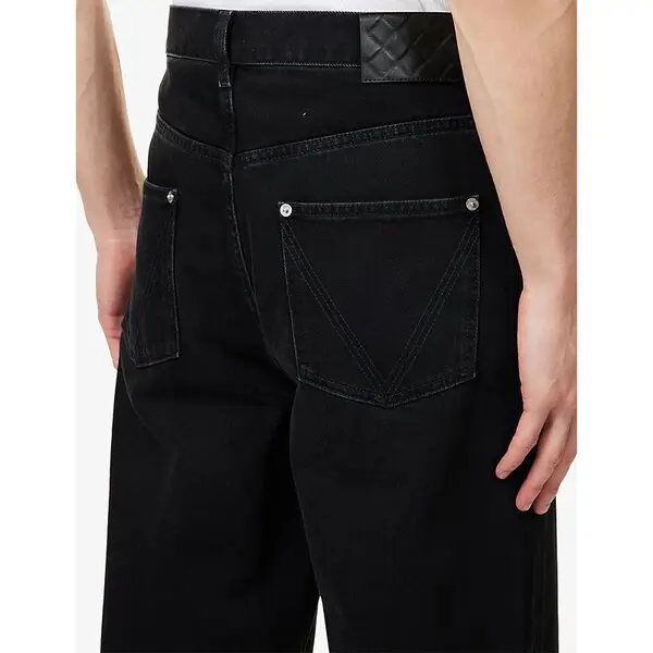 Bottega Veneta Faded Turn-up Hem Denim Trousers