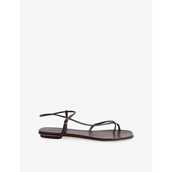 Soeur Rosalie Leather Sandals - Marron