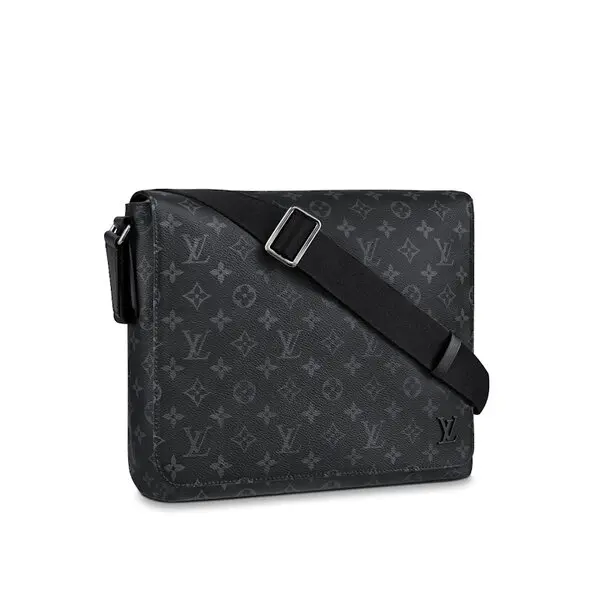 LOUIS VUITTON District Monogram Eclipse Mm - Black