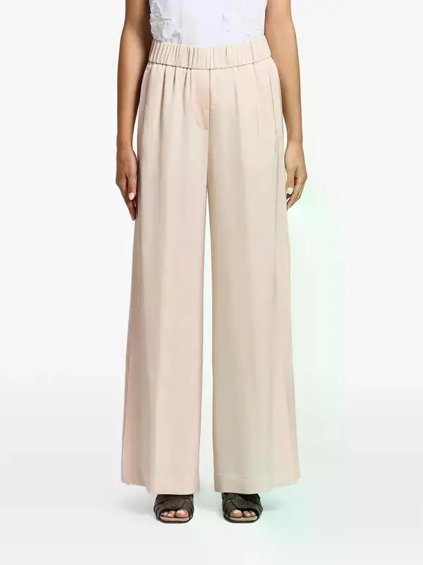 Peserico Elasticated Wide Leg Trousers