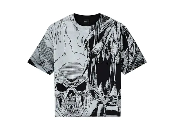 OVO X Marvel Ghost Rider Splash Page Tee Shirt