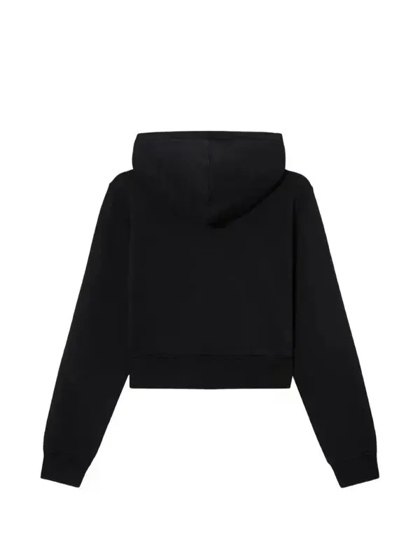Palm Angels Teddy Bear Cropped Hoodie
