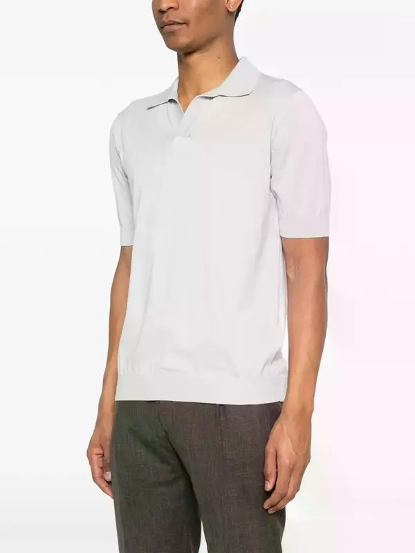 LARDINI Classic-collar Polo Shirt