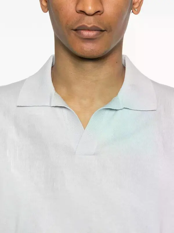 LARDINI Classic-collar Polo Shirt