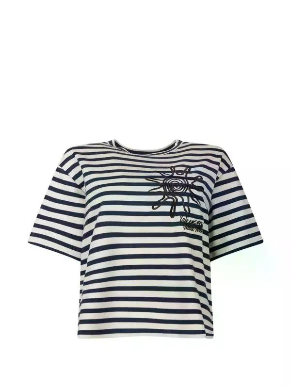 Max Mara Striped Short-sleeve Shirt