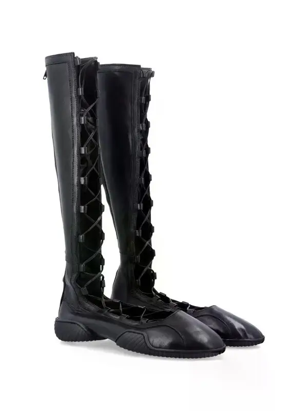 MIISTA Mathilda Leather Knee-high Flats