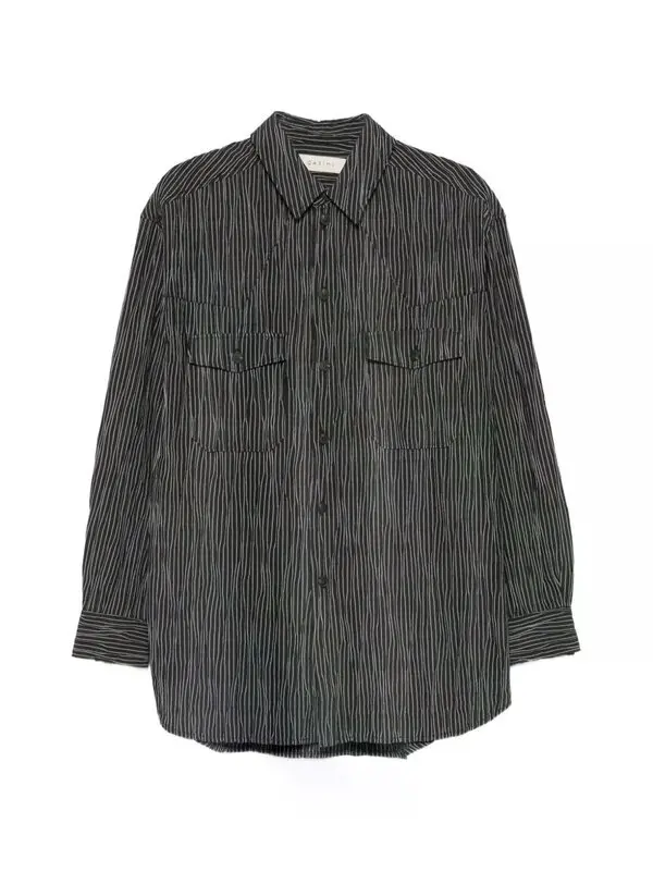 QASIMI Striped Pocket Shirt