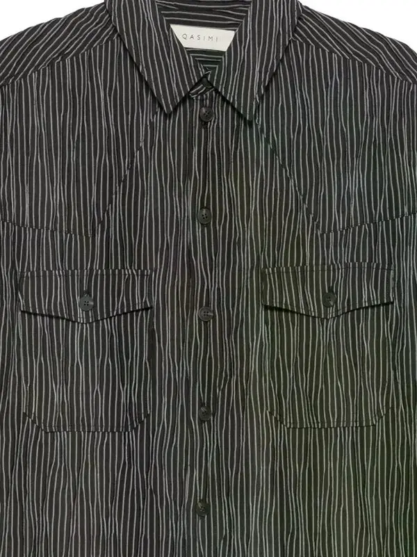 QASIMI Striped Pocket Shirt