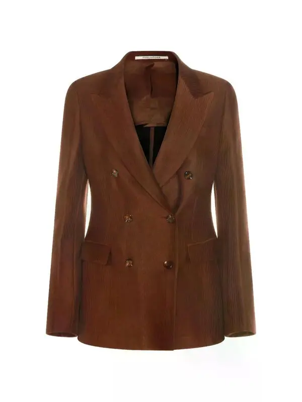 Tagliatore Parigi Buttoned Blazer - Brown