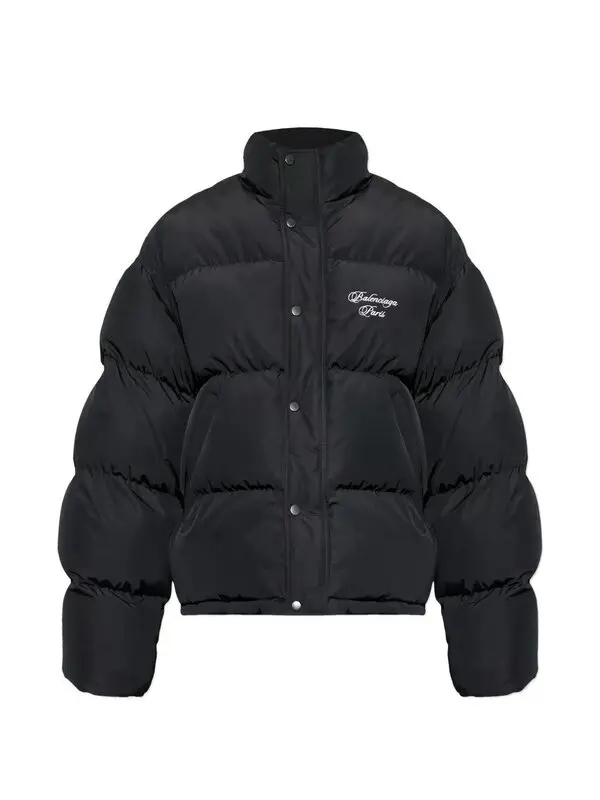 Balenciaga Logo Quilted Puffer Jacket