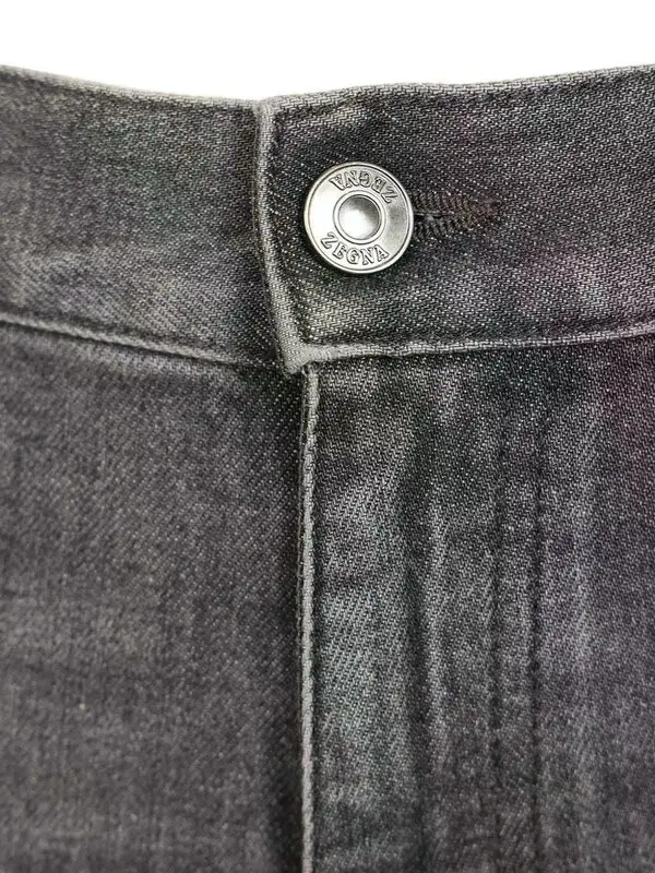 Zegna Belt-loop Five-pocket Jeans - Grey