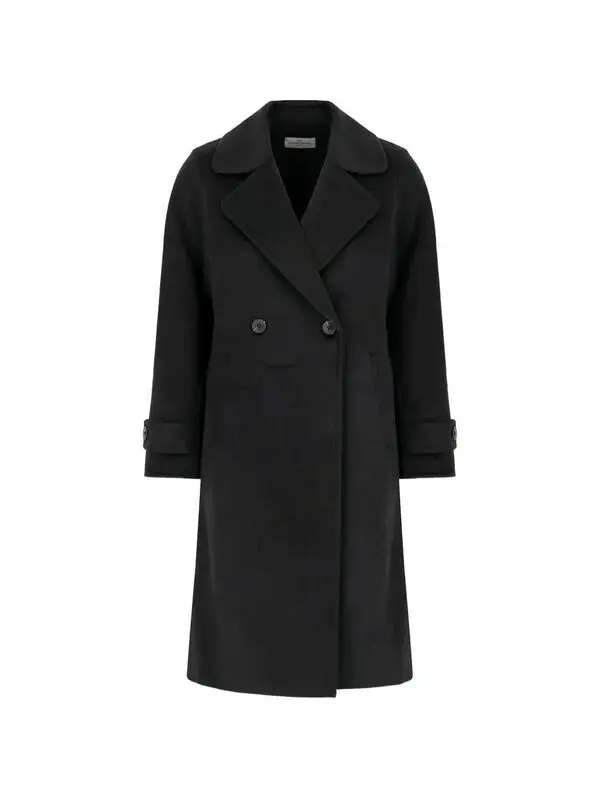 THE DYNAMIS STUDIO Buttoned Double-breasted Coat - Grey