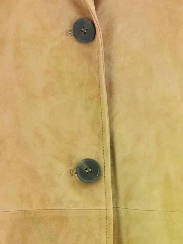 SWORD 6644 Button Suede Coat