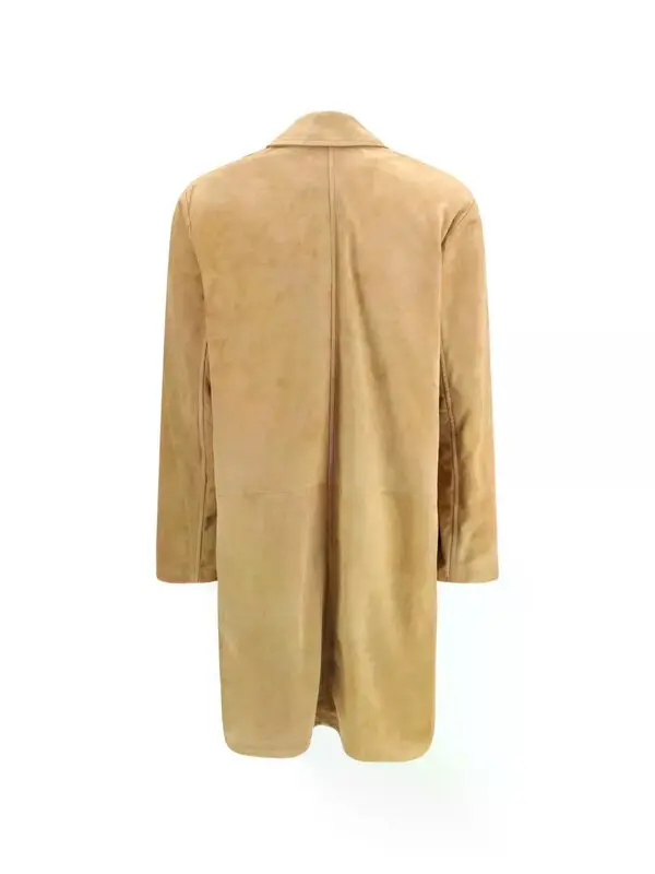 SWORD 6644 Suede Button Coat