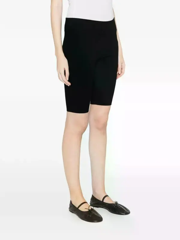 TOTEME Knee-length Knit Shorts - Black