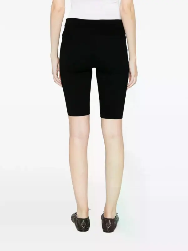 TOTEME Knee-length Knit Shorts - Black