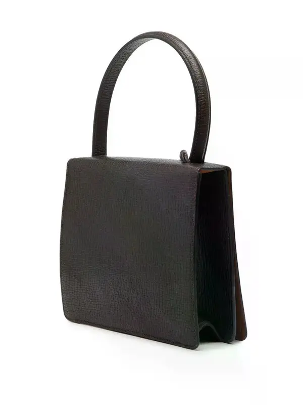 Loewe Textured Leather Barcelona Satchel - Brown