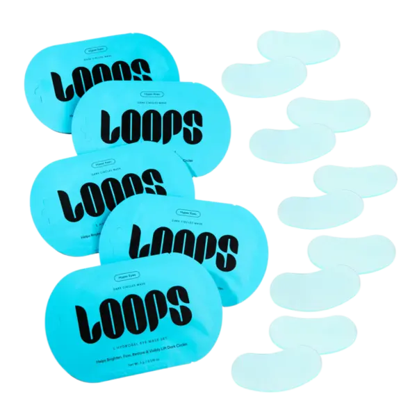 LOOPS BEAUTY Hyper Eyes Dark Circles Hydrogel Eye Mask Set - One-color