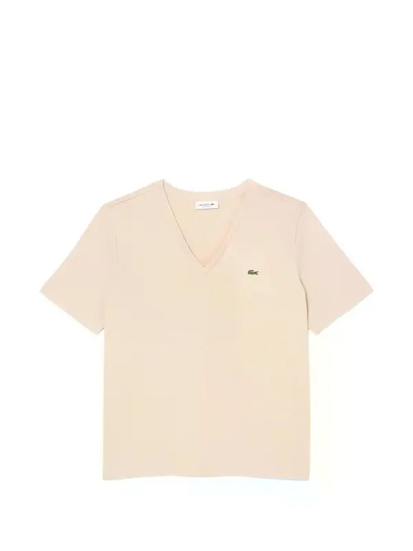 Lacoste V-neck T-shirt - Neutrals