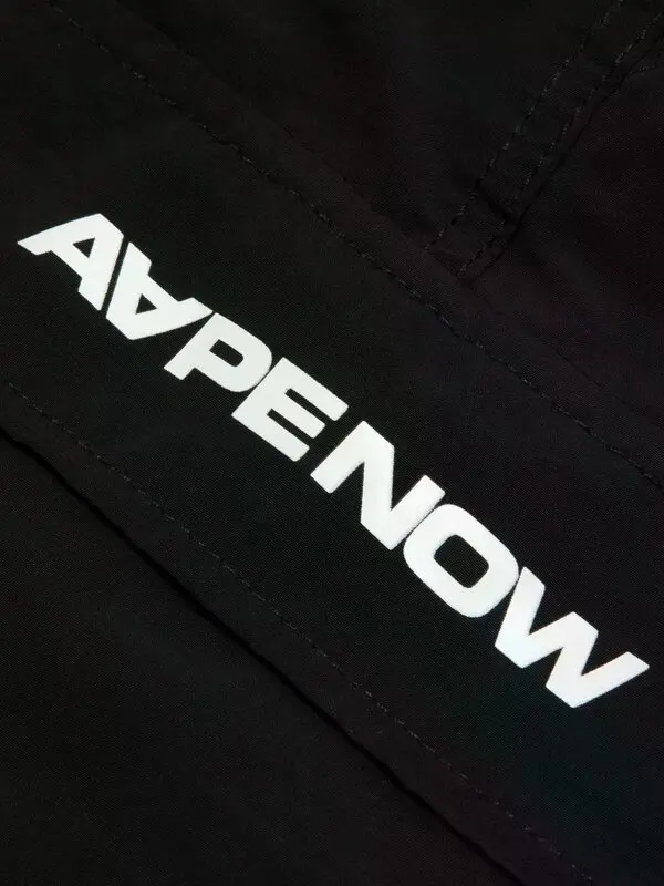 AAPE BY *A BATHING APE Logo Cargo Shorts