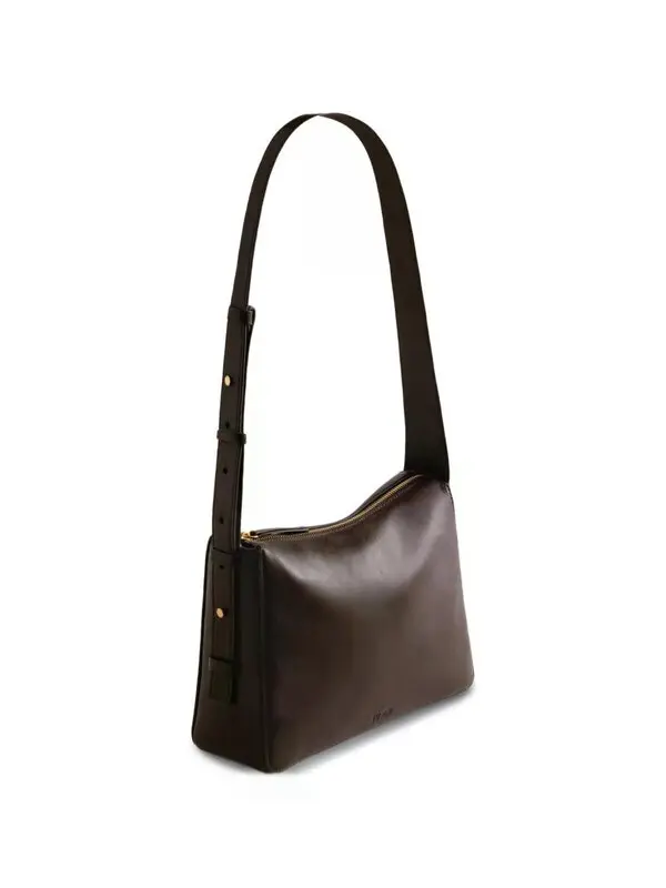 YU MEI Brooke Leather Shoulder Bag - Brown