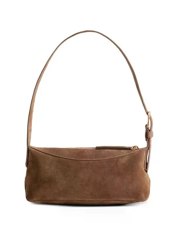 YU MEI Bobby Suede Shoulder Bag - Brown