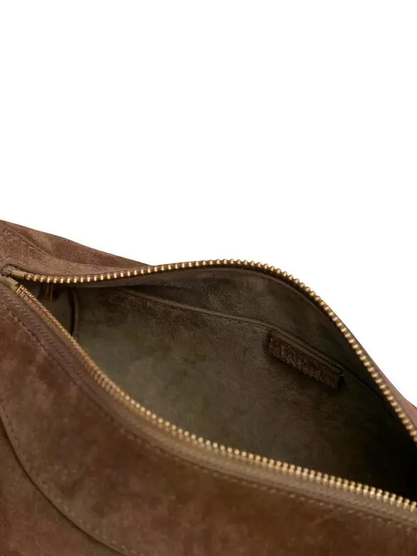 YU MEI Bobby Suede Shoulder Bag - Brown