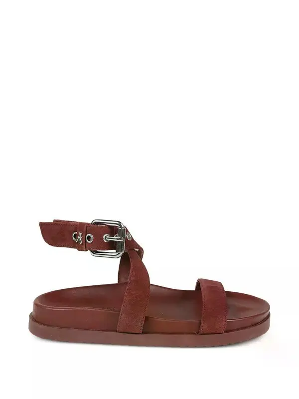 Patrizia Pepe Buckle Strap Leather Sandals