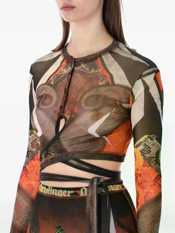 Ottolinger Printed Long-sleeve Top