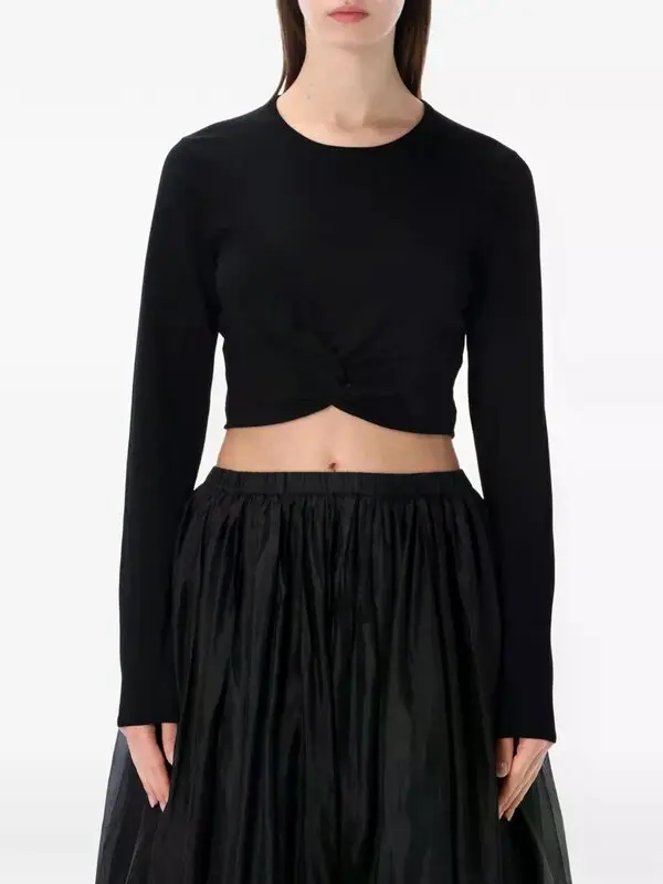 THE GARMENT Madison Twisted Top - Black
