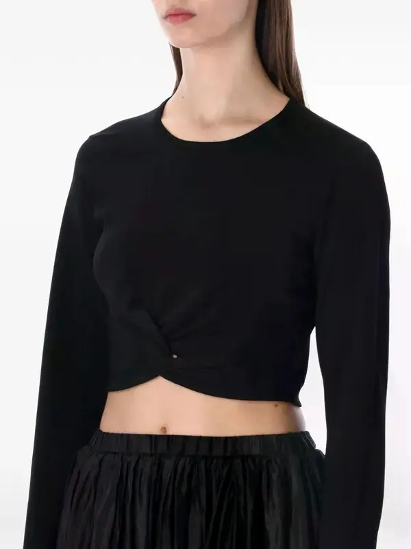 THE GARMENT Madison Twisted Top - Black