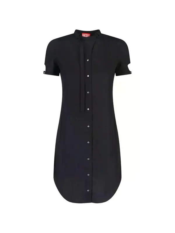 DIESEL® Button-up Dress With Cut-out Sleeves