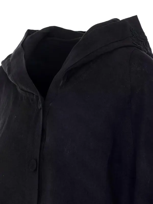MAURIZIO PECORARO Button-fastening Hooded Jacket